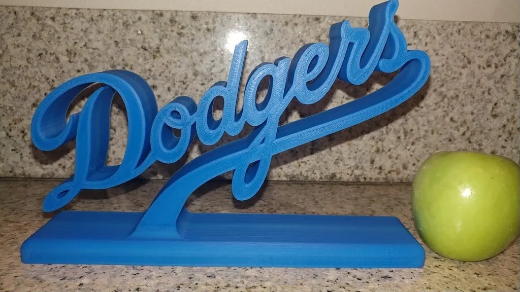 Dodgers Sign by CC3DPRINTING | Download free STL model | Printables.com