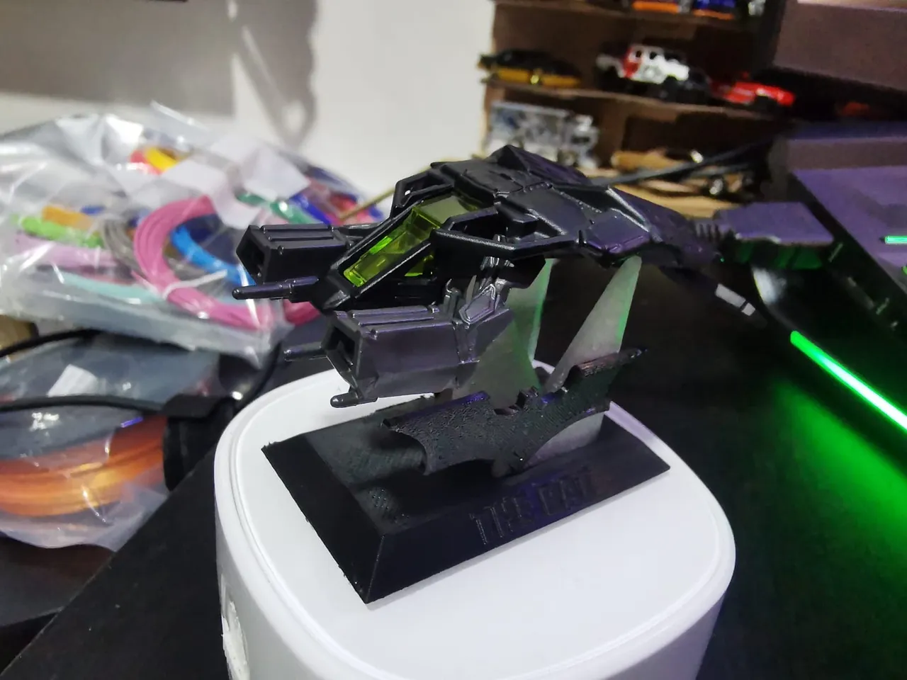 The Bat - display stand (hotwheels) by Esteban Salazar | Download free ...