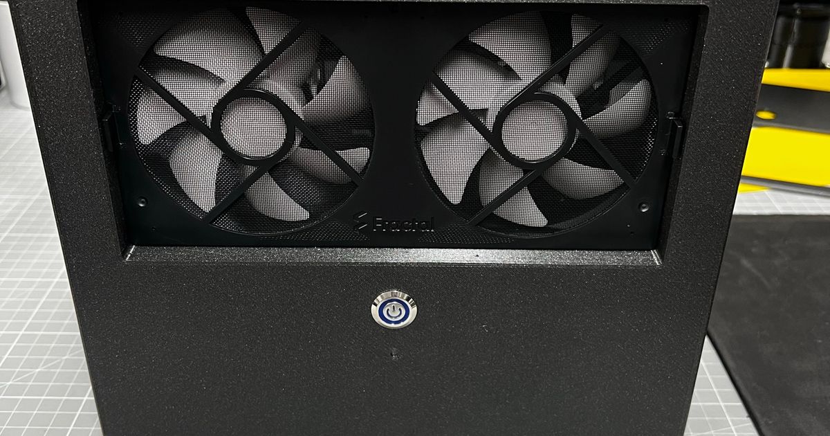 Fractal Node 304 better cooling front cover Mod von printingbuddy ...