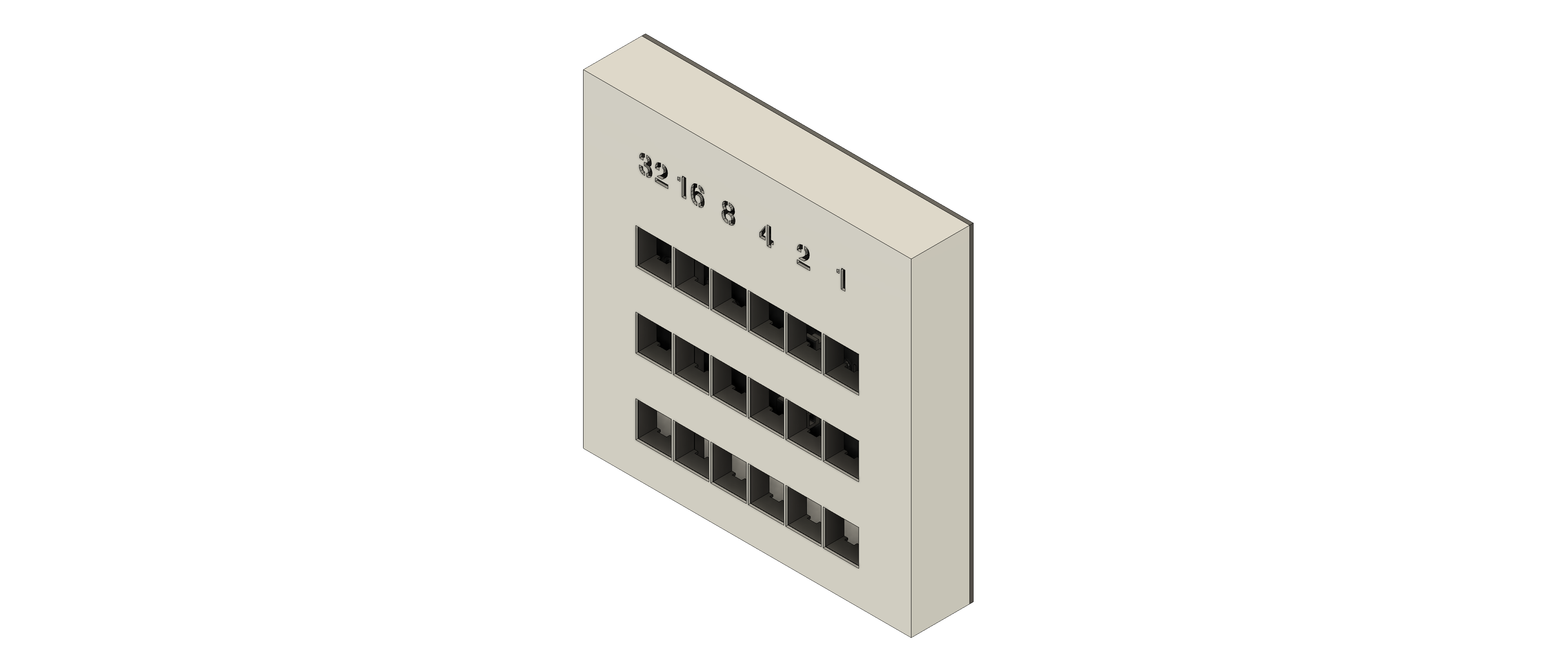 Binary Matrix Clock by AWSW | Download free STL model | Printables.com