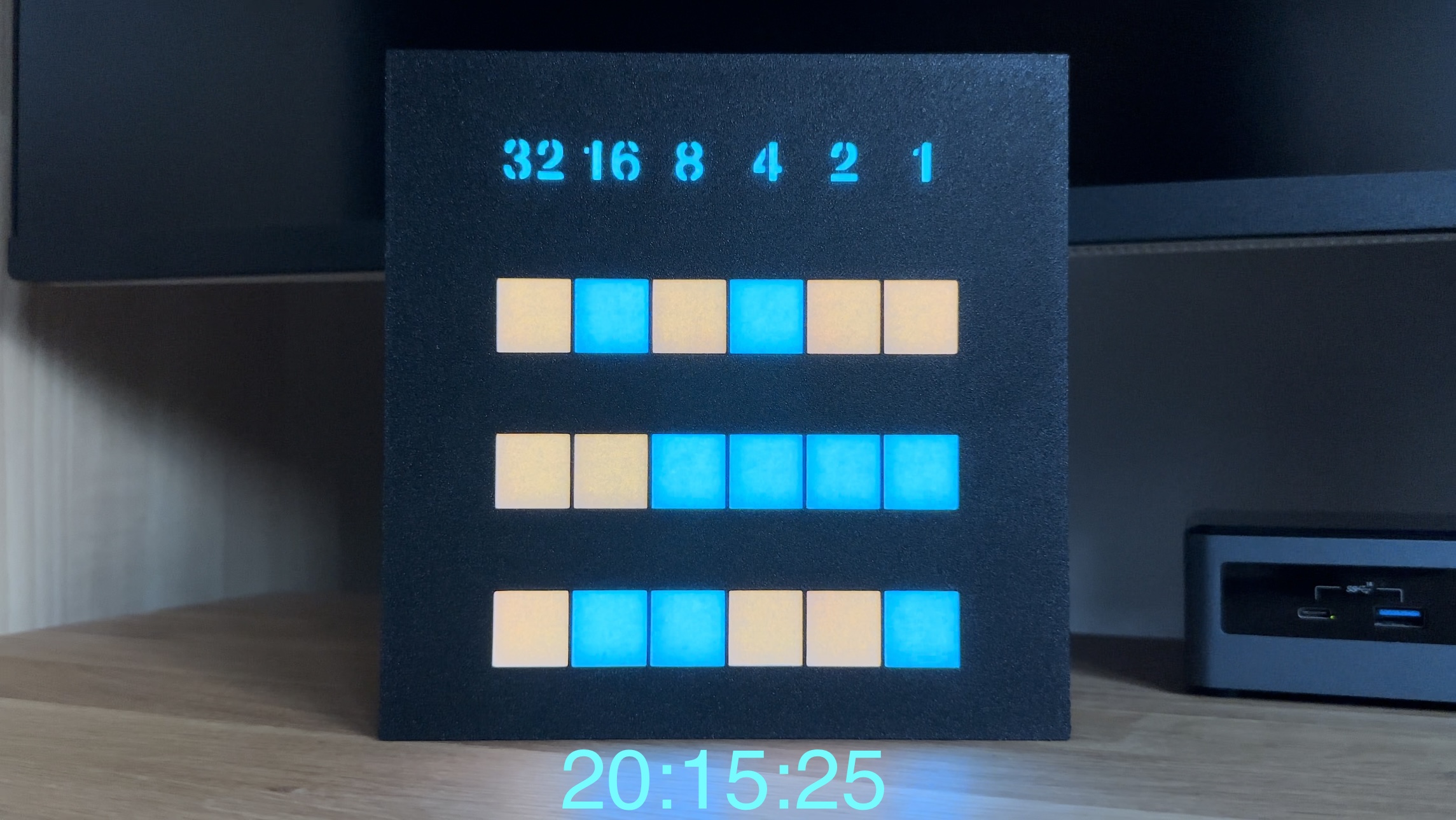 Binary Matrix Clock by AWSW | Download free STL model | Printables.com