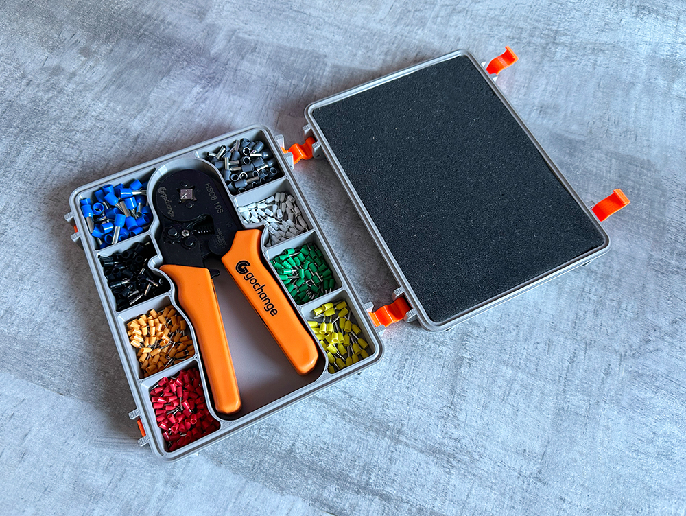 Case for Crimping Tool and Ferrules (based on Frog Box v2.0) by ...