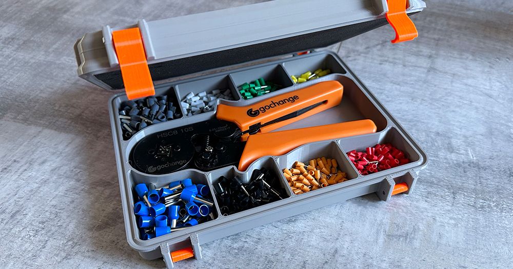 Case for Crimping Tool and Ferrules (based on Frog Box v2.0) by ...