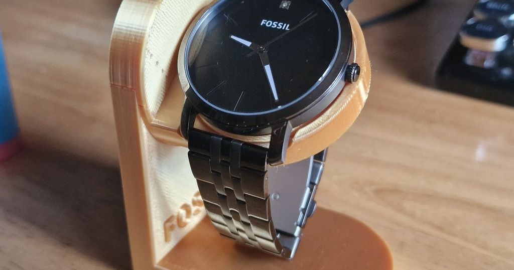 Fossil Watch Cradle (Lux Luther) by Pugwash | Download free STL model ...