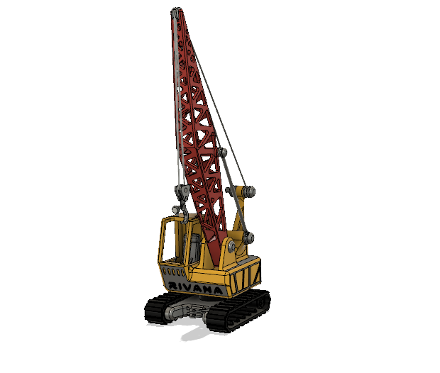 Yellow Crawler Crane with Movements par Black Jack | Téléchargez ...