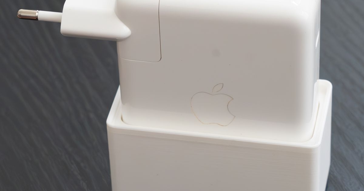 Gridfinity 140W MacBook Charger Holder by LTN | Download free STL model ...