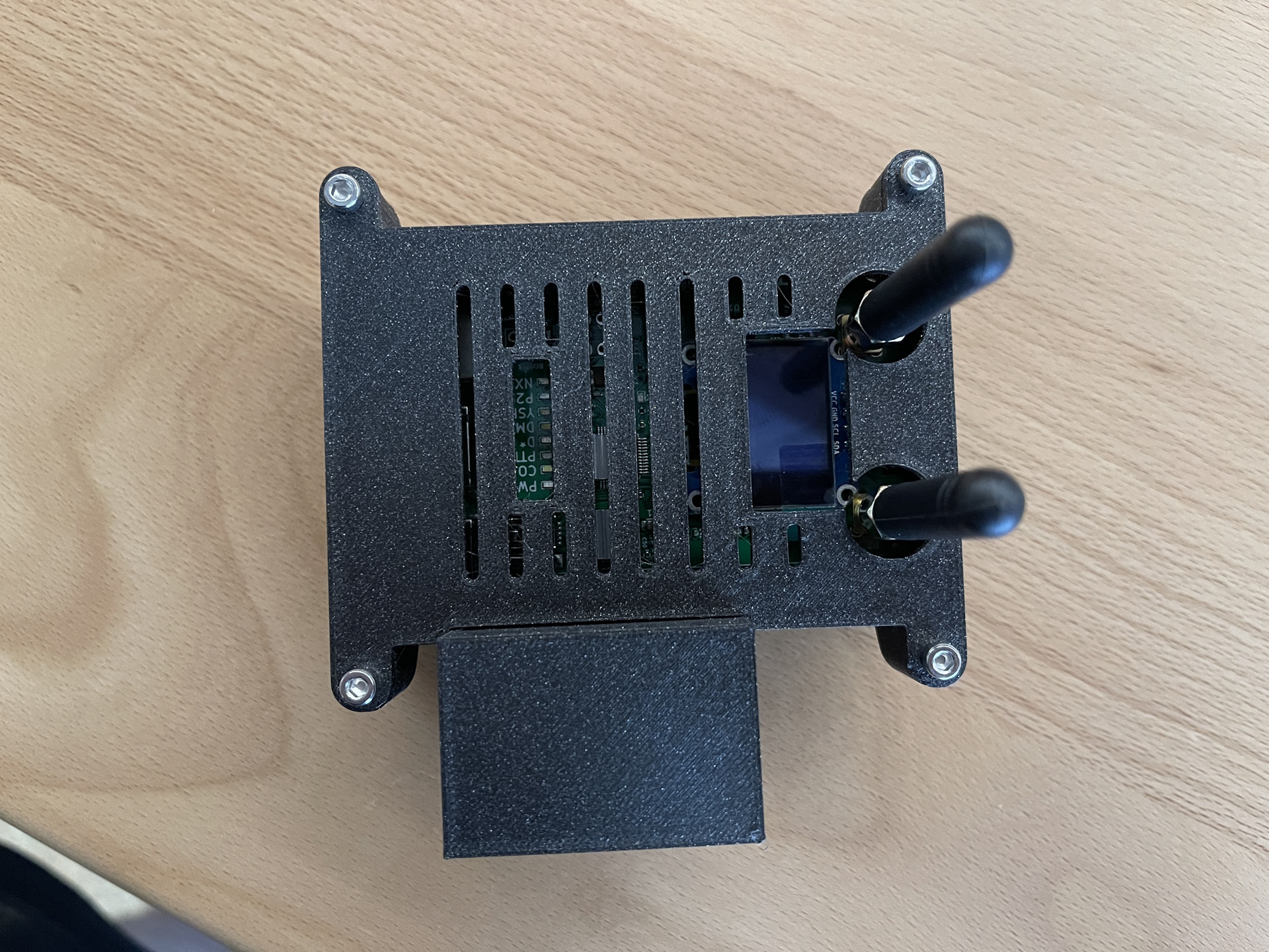 MMDVM dual hat with OLED case for Raspberry Pi 3 by Der Carsten ...