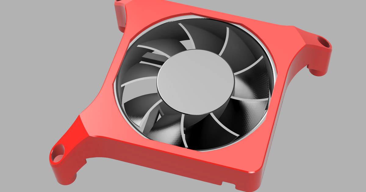 Creality K1 Max - Improved Motherboard Fan Mount by Guilouz | Download ...