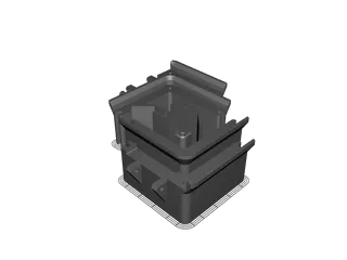 Hinged lid raiser with LED mount for Creality K1 by Alex_cf_Siu ...