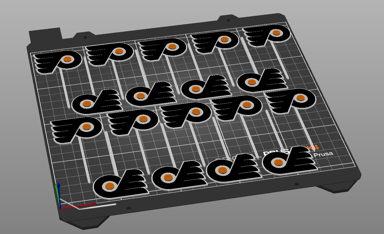 Flyers Cupcake Topper by TheNore | Download free STL model | Printables.com