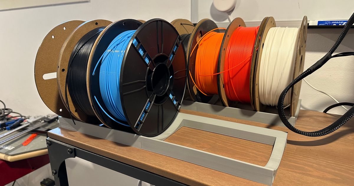 Filament Spool Stand by thomaspsk | Download free STL model ...