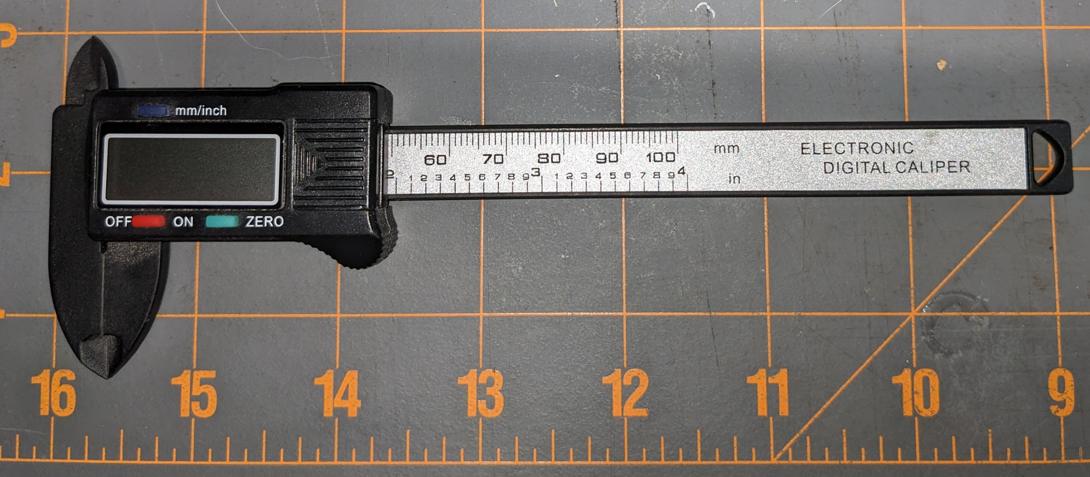 Digital Caliper (Carbon Fiber ) Box Container Holder - 100mm 4in ...