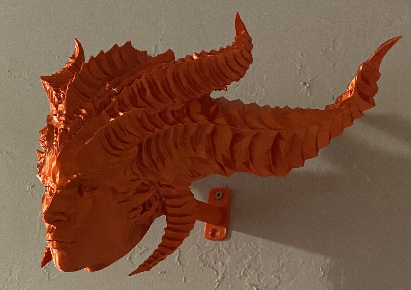 Wall Mount for Lilith Head by Jer | Download free STL model ...
