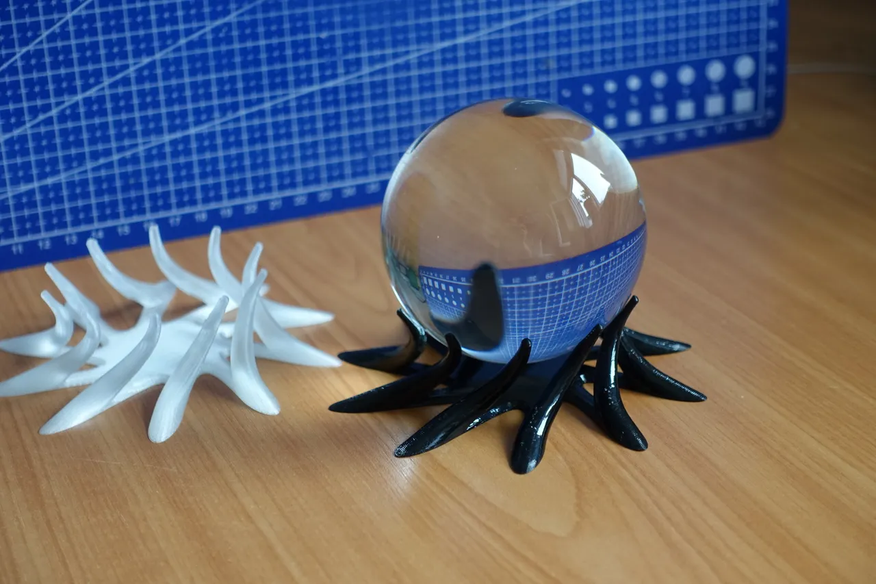 Eldritch crystal ball stand by G_glop | Download free STL model ...