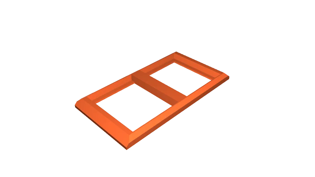 Double wall socket power outlet cover/frame EU by Zneuzity | Download ...