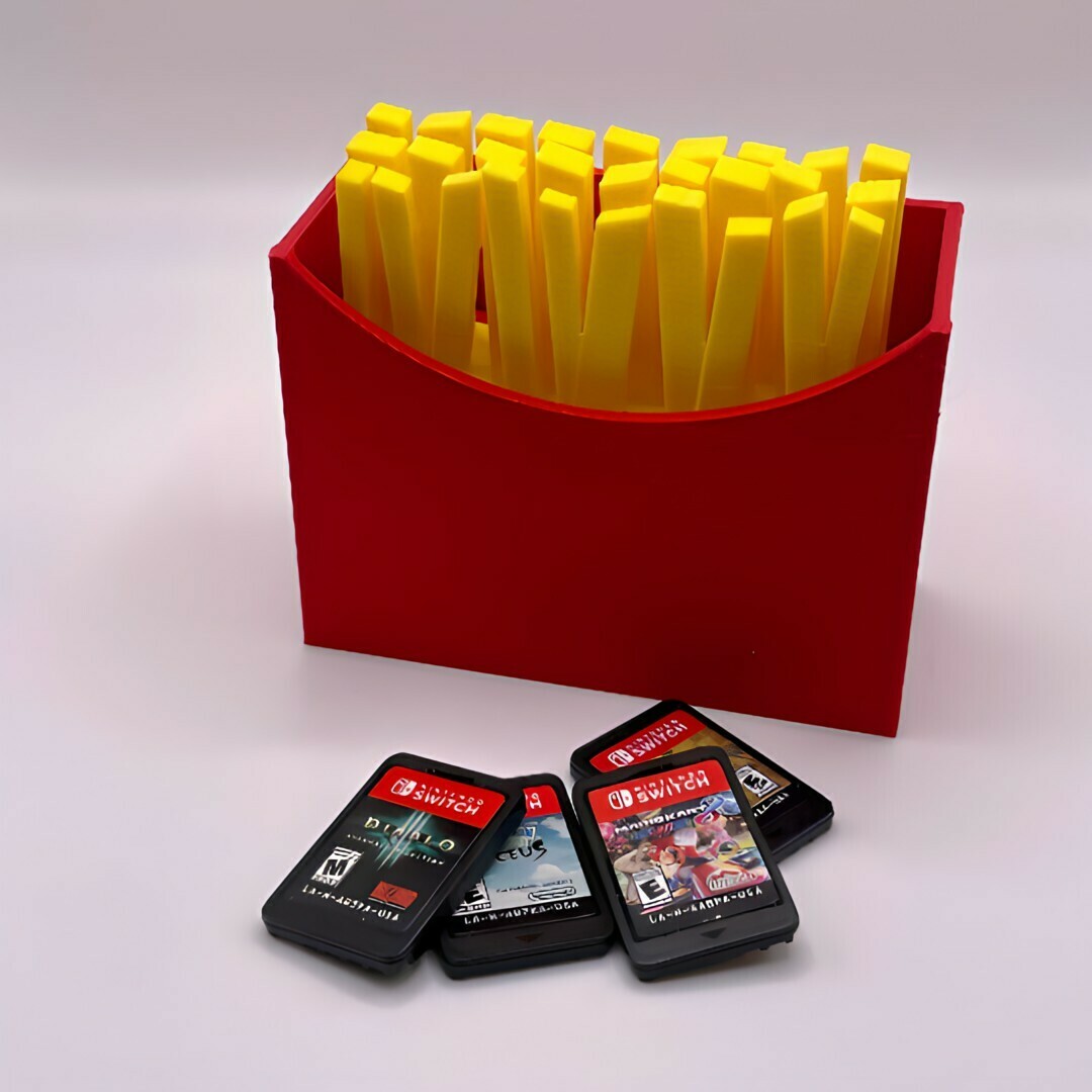 FRENCH FRIES SWITCH GAME CASE by Noob3dPrinting | Printables Store