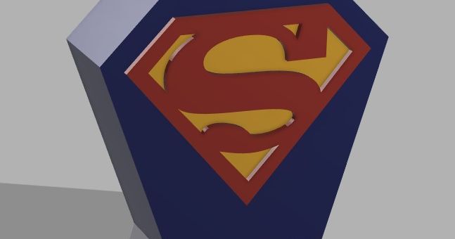 Lapicero Superman penholder by Lucas Doniquian | Download free STL ...