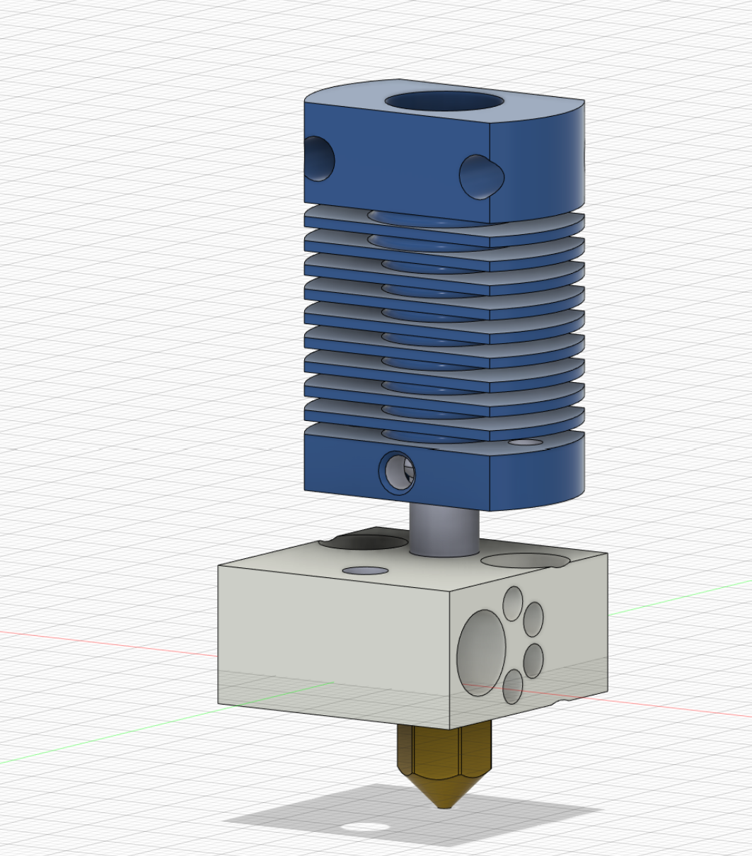 EVA 2.4 Hotend Mount Standard MK8 Hotend por Heiß_Prototypes ...