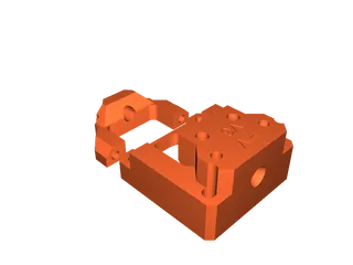 EVA 2.4 Hotend Mount Standard MK8 Hotend by Heiß_Prototypes | Download ...