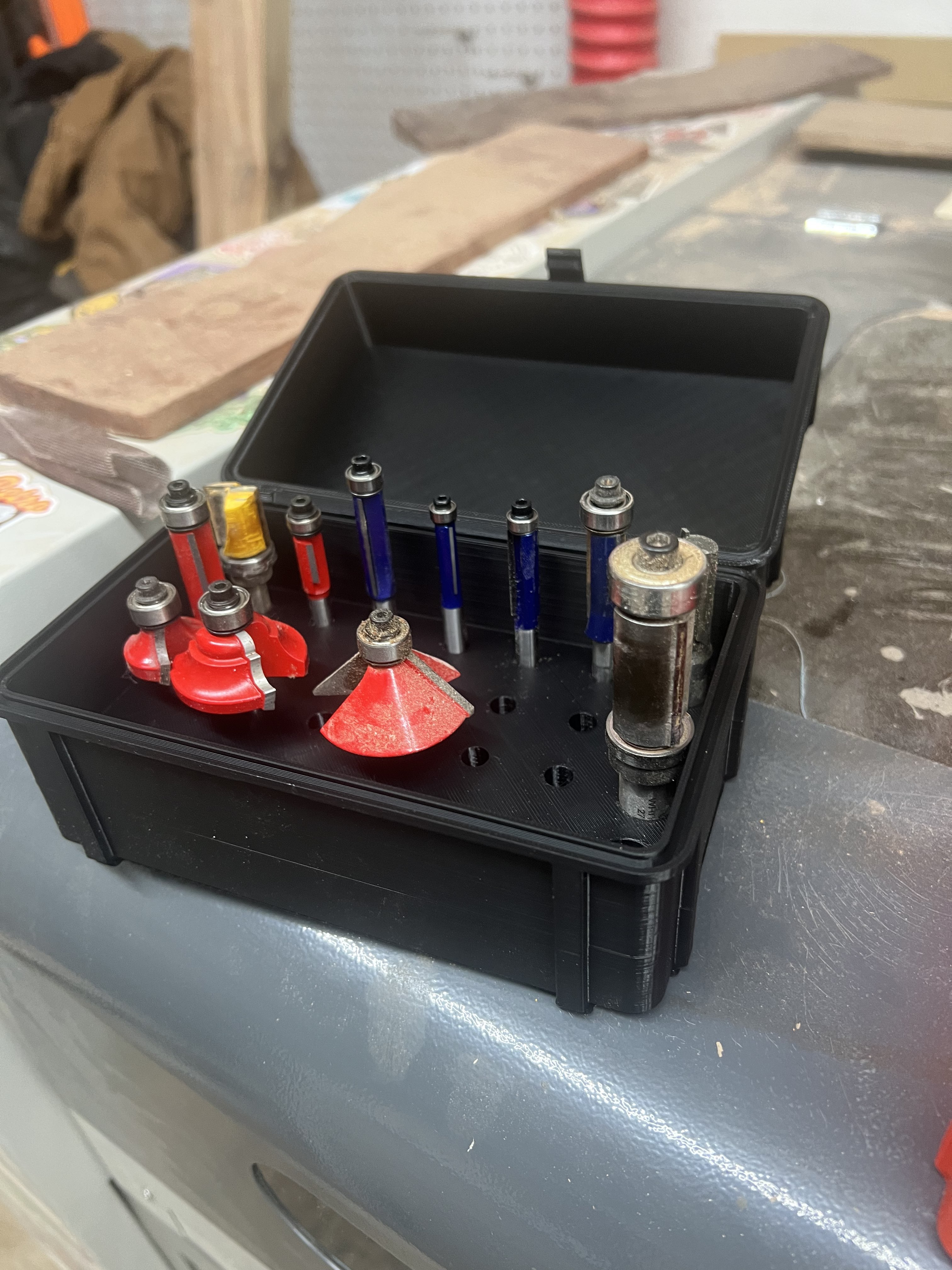 Router Bit Bod, increased lid height for long bits by Xyniden ...