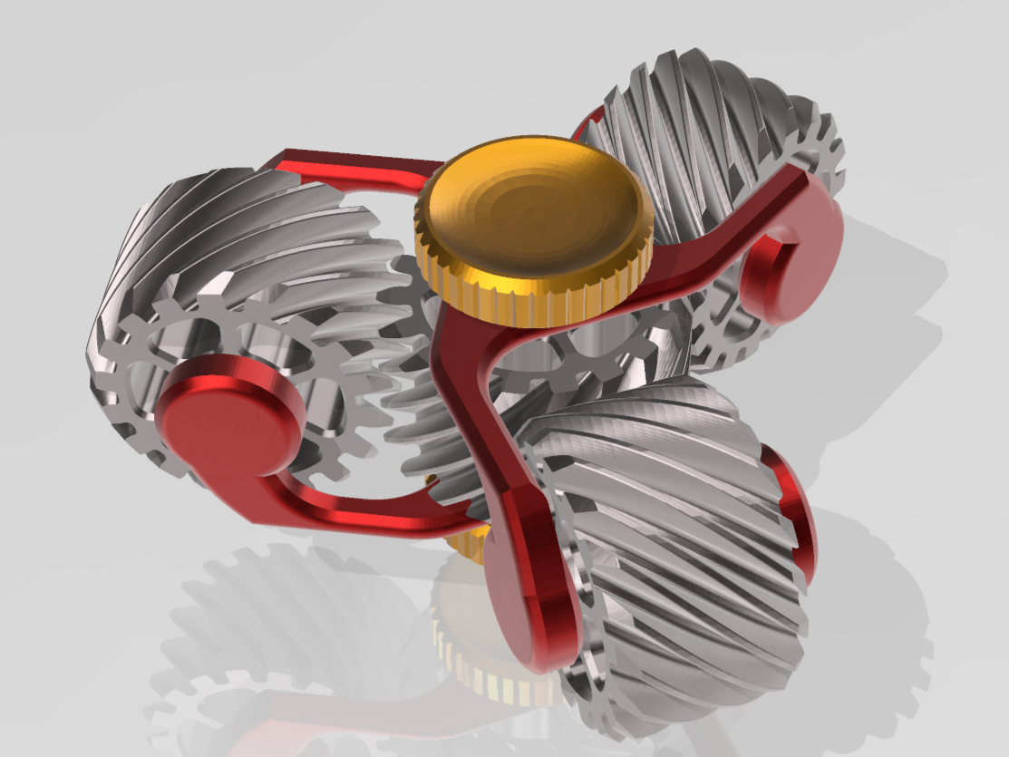 Gear spinner by Thorin Oakenshield | Download free STL model ...
