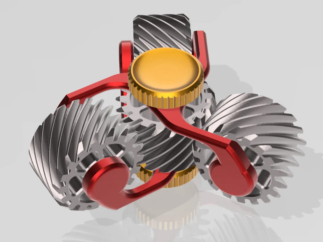 Gear spinner by Thorin Oakenshield | Download free STL model ...
