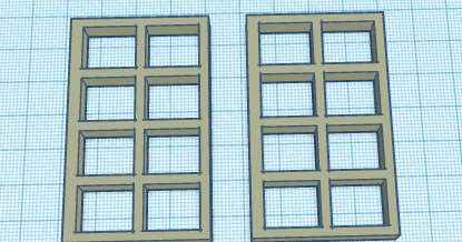 G scale front and back windows by ATrain08 | Download free STL model ...