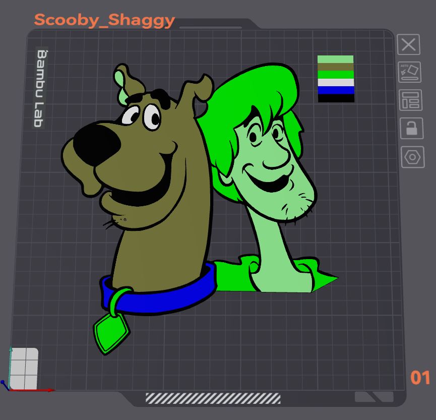 2D Scooby Doo and Shaggy by wizard7741 | Download free STL model ...