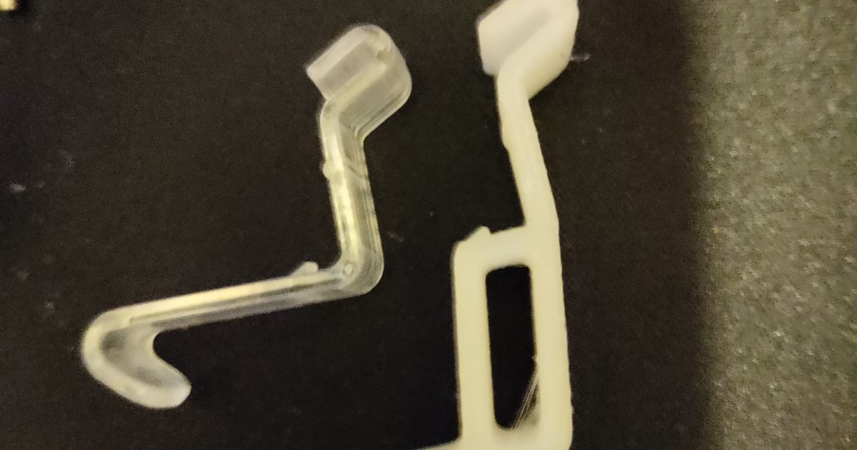 Extended Clip for Ikea Light by Revi | Download free STL model ...