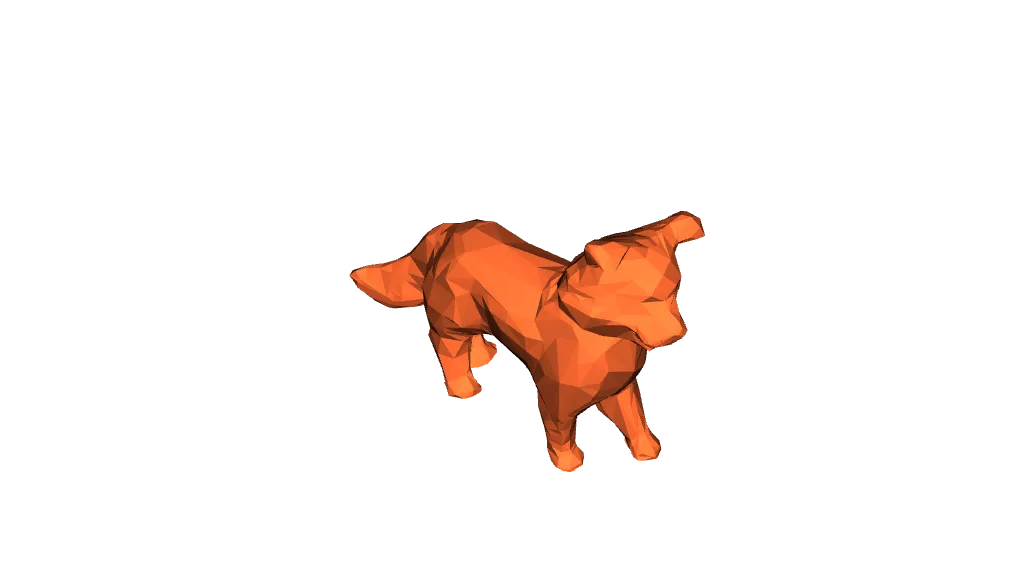 Low Poly Dog by Michael | Download free STL model | Printables.com