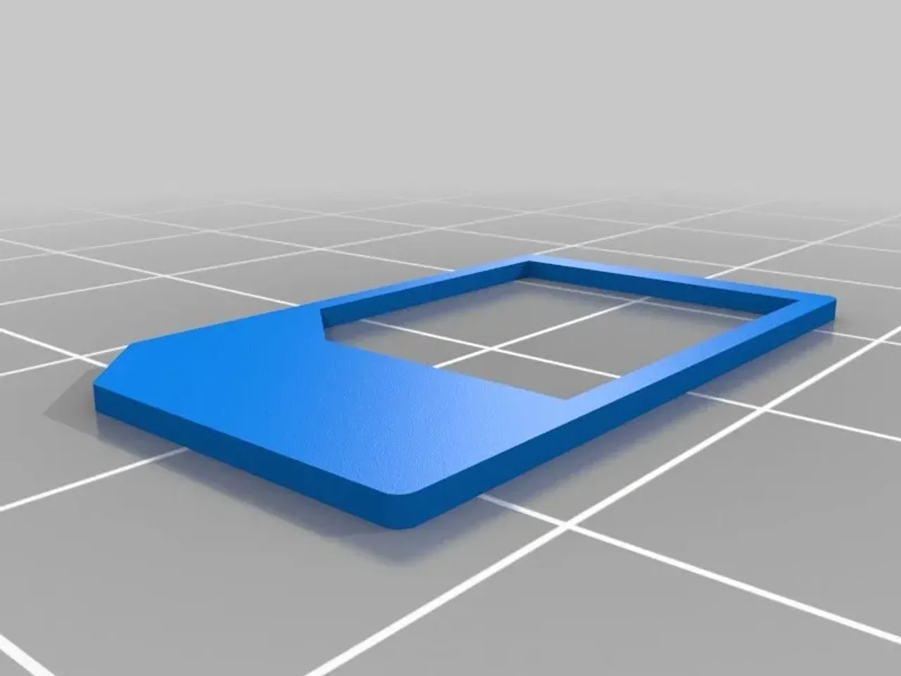 SIM card reduction, micro > standart by Jeřabina | Download free STL ...