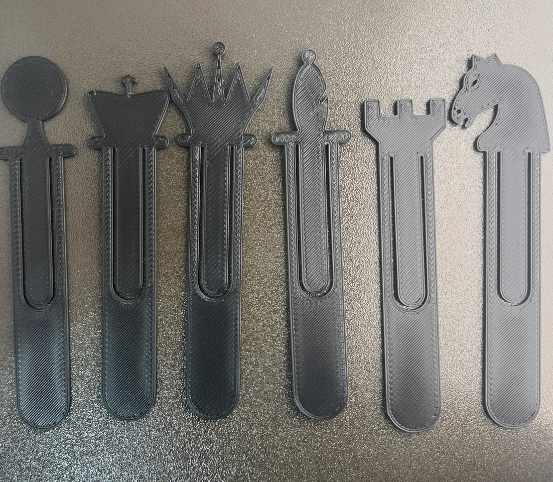 Chess Bookmarks by Tangibility | Download free STL model | Printables.com