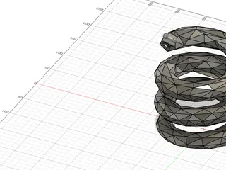 low poly Snake by Tom Anderson (The Real NEO) | Download free STL model ...