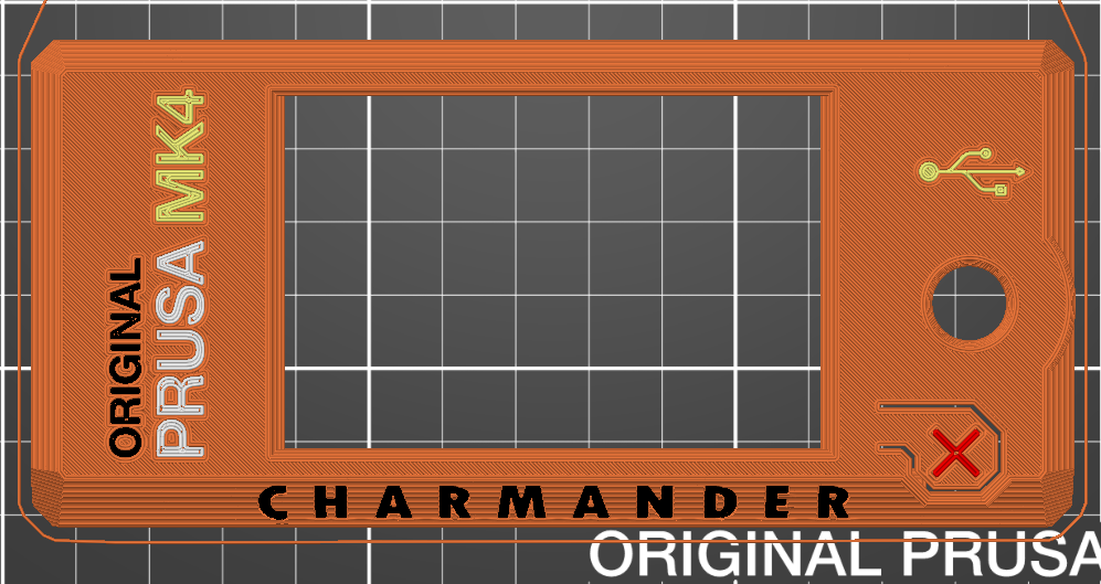 Mk4 LCD Faceplate with Name by Sean Frisbey | Download free STL model ...
