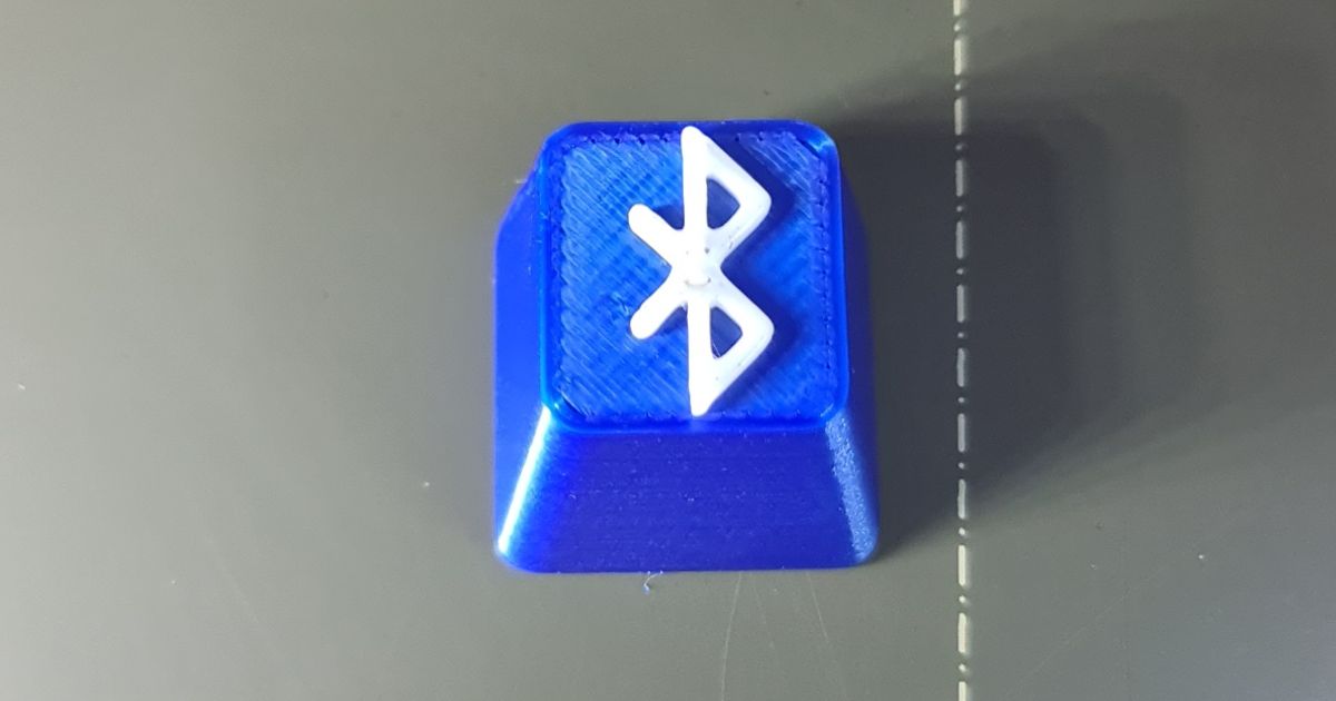 Bluetooth Keycap by 3DLada | Download free STL model | Printables.com