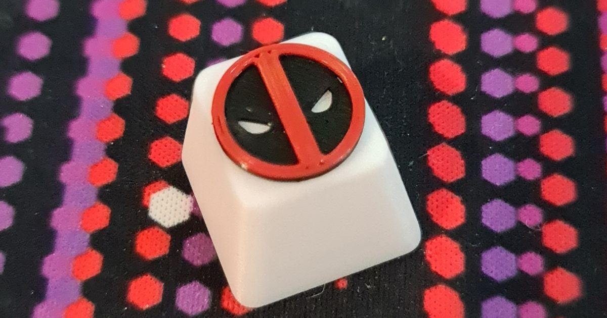 Deadpool Keycap by 3DLada | Download free STL model | Printables.com