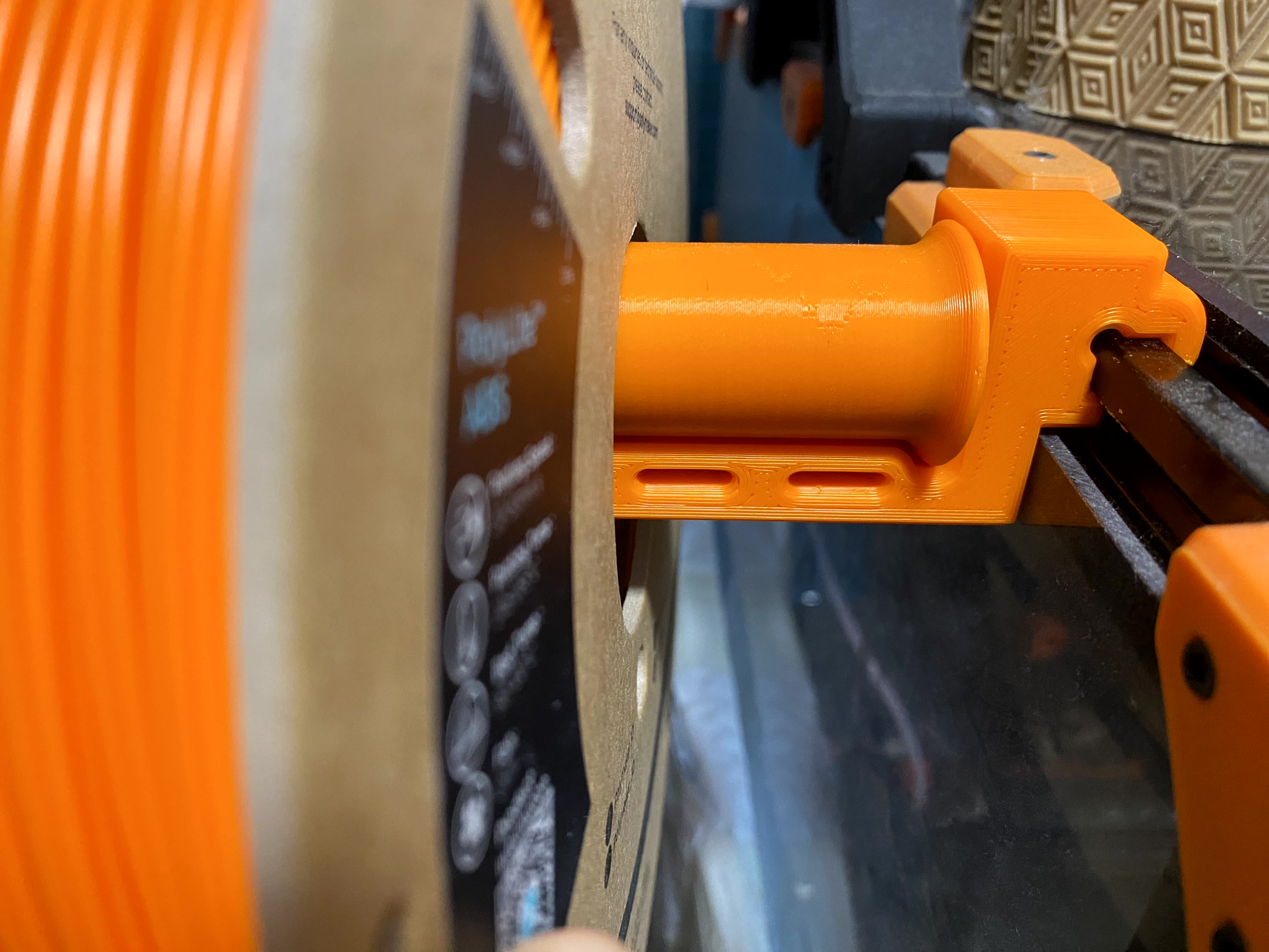 Filament Spool Roller Holder by frijoles | Download free STL model ...