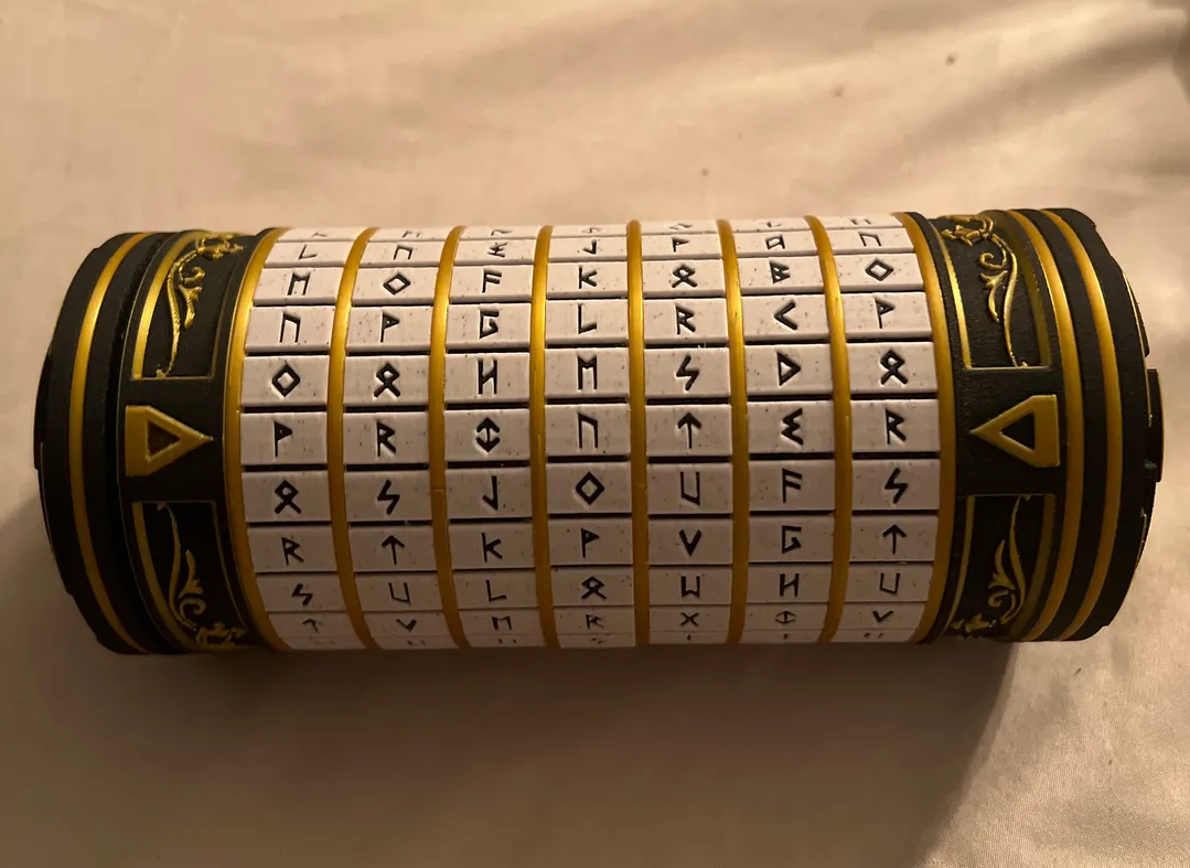 Cryptex Letter Ring - Heorot by GrantD | Download free STL model ...