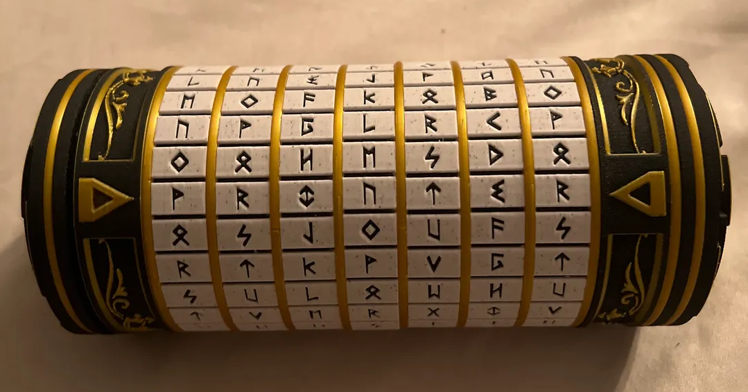 Cryptex Letter Ring - Heorot by GrantD | Download free STL model ...