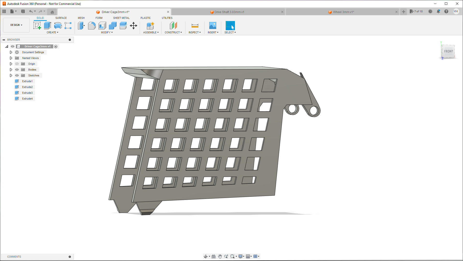 mini skid m3 bolts by mike heaton | Download free STL model ...