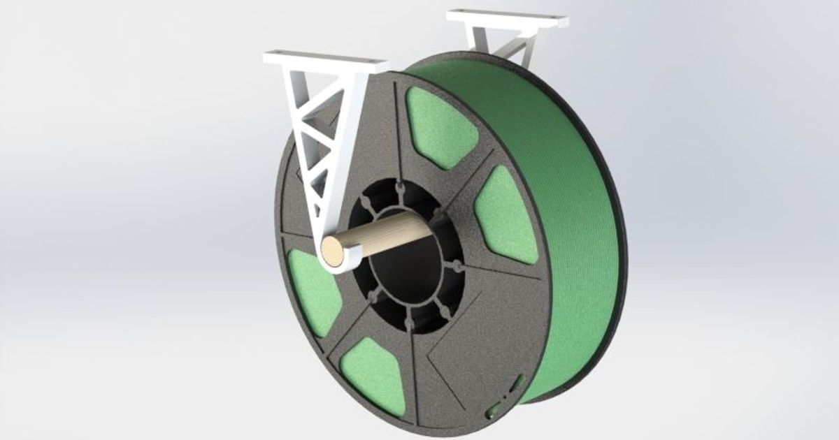 Spool holder bracket by Fayoh | Download free STL model | Printables.com