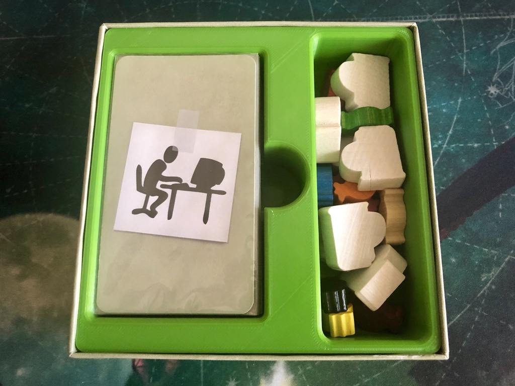 Finished! card game box insert by asqz | Download free STL model ...