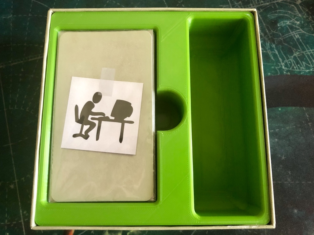 Finished! card game box insert by asqz | Download free STL model ...