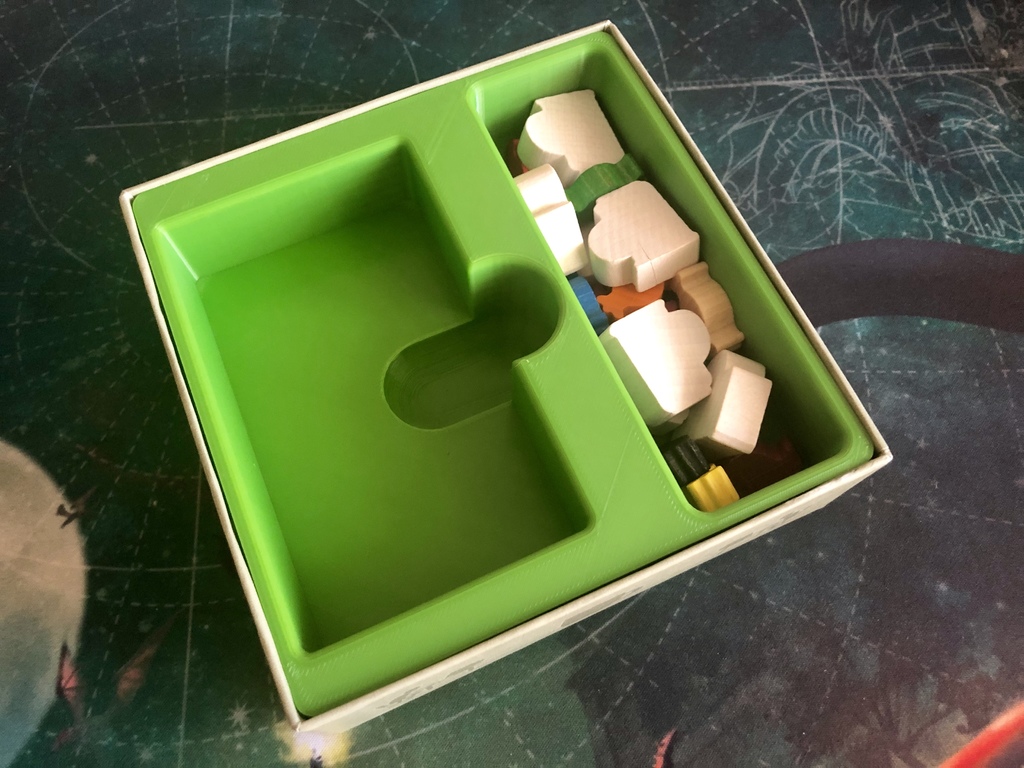 Finished! card game box insert by asqz | Download free STL model ...