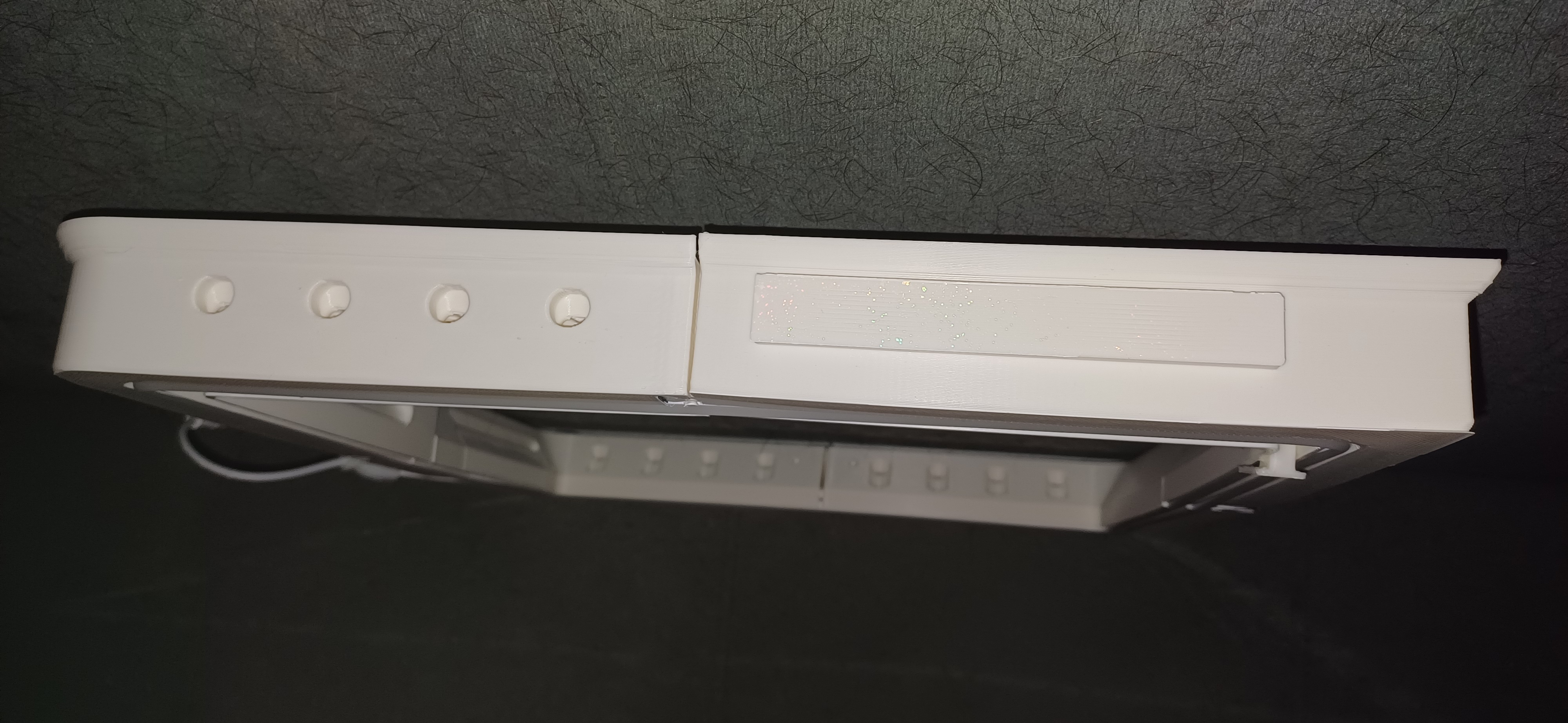 Bambu X1C Top Glass Riser remix for Neon-LED-Stripe (2 channels) by ...