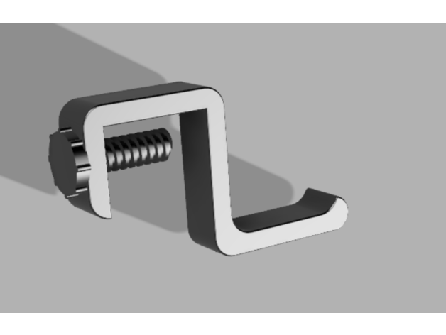 Headset hanger by Simon Chalmers | Download free STL model | Printables.com