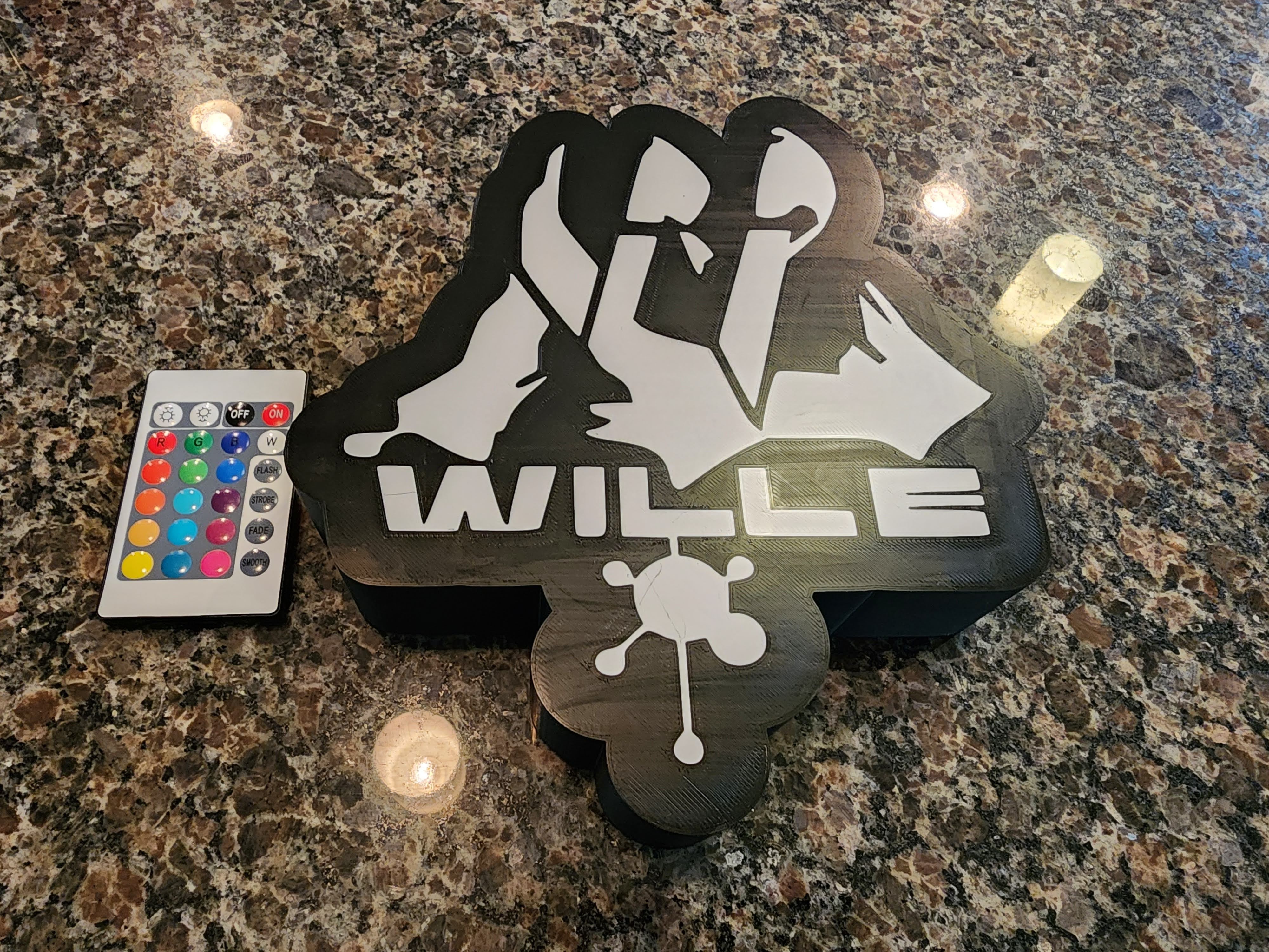 Wille Logo LED Box by Paul | Download free STL model | Printables.com