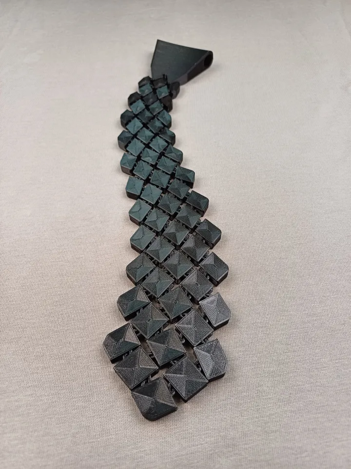 Plaid tie by rorys3D | Download free STL model | Printables.com
