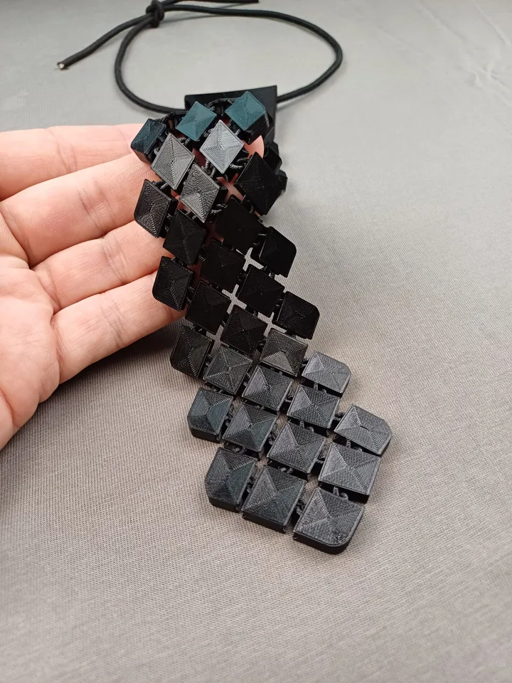 Plaid tie by rorys3D | Download free STL model | Printables.com