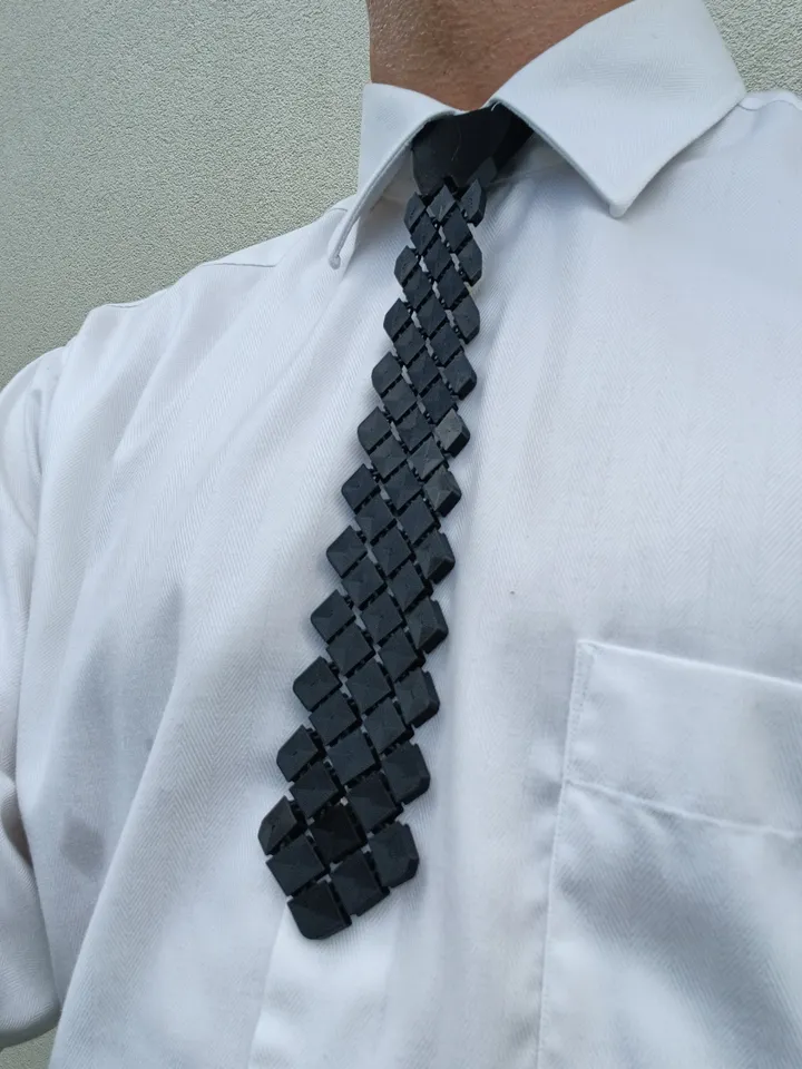 Plaid tie by rorys3D | Download free STL model | Printables.com